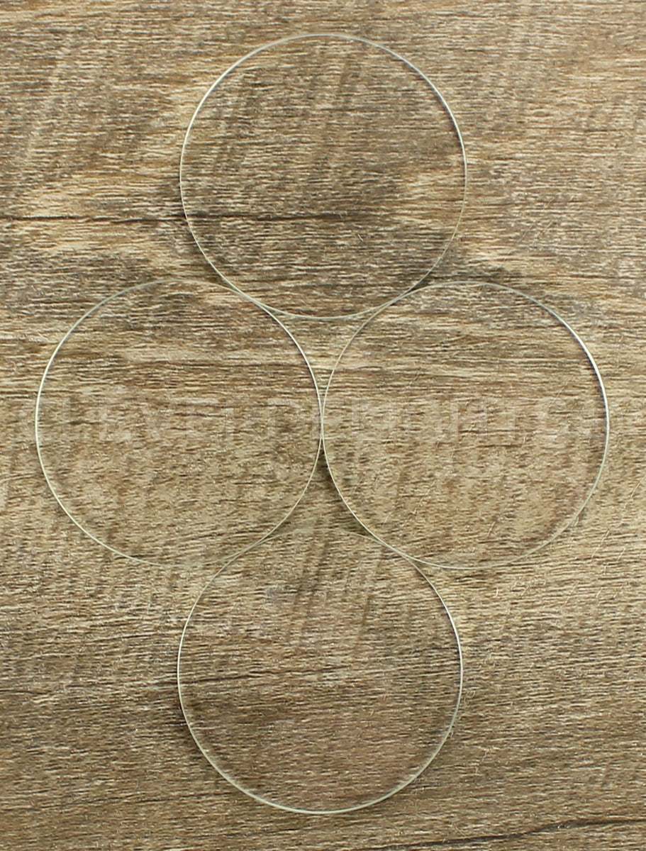 CleverDelights 2 Inch Round Glass Tiles